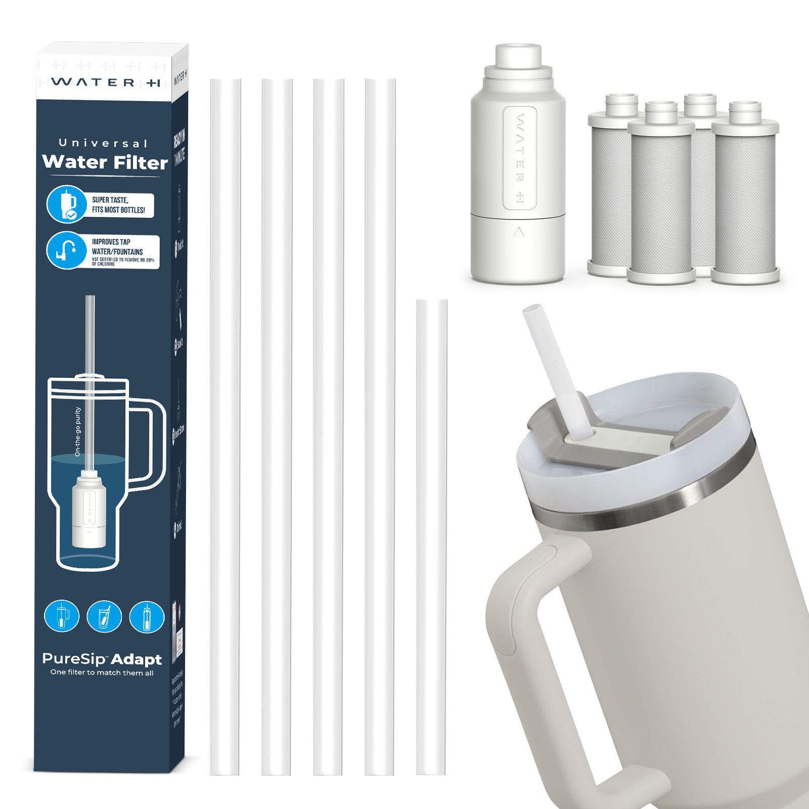 WaterH PureSip Filtration Upgrade Kit – Instantly Filter as You Sip ...